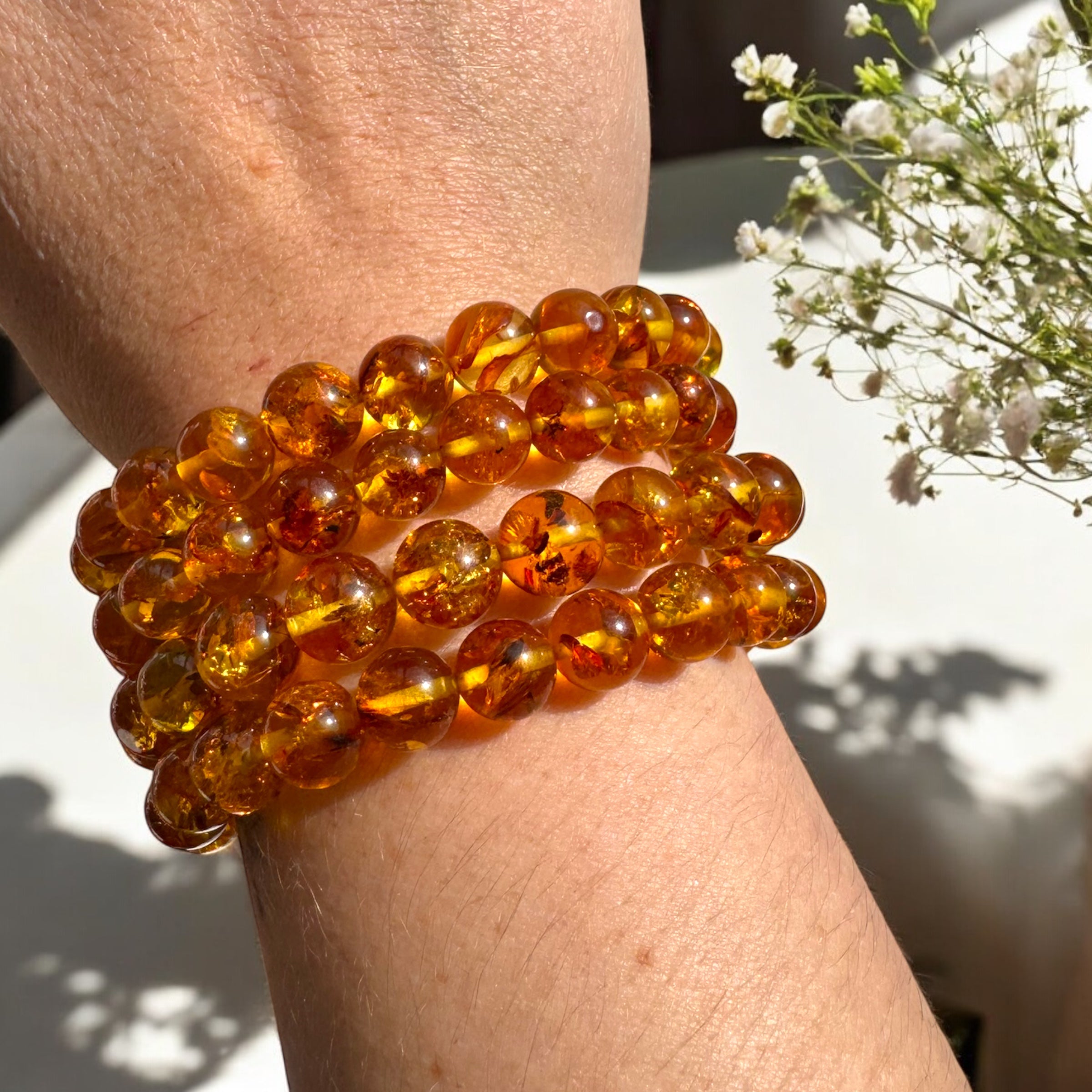 Amber Bracelets – Grounded Crystals