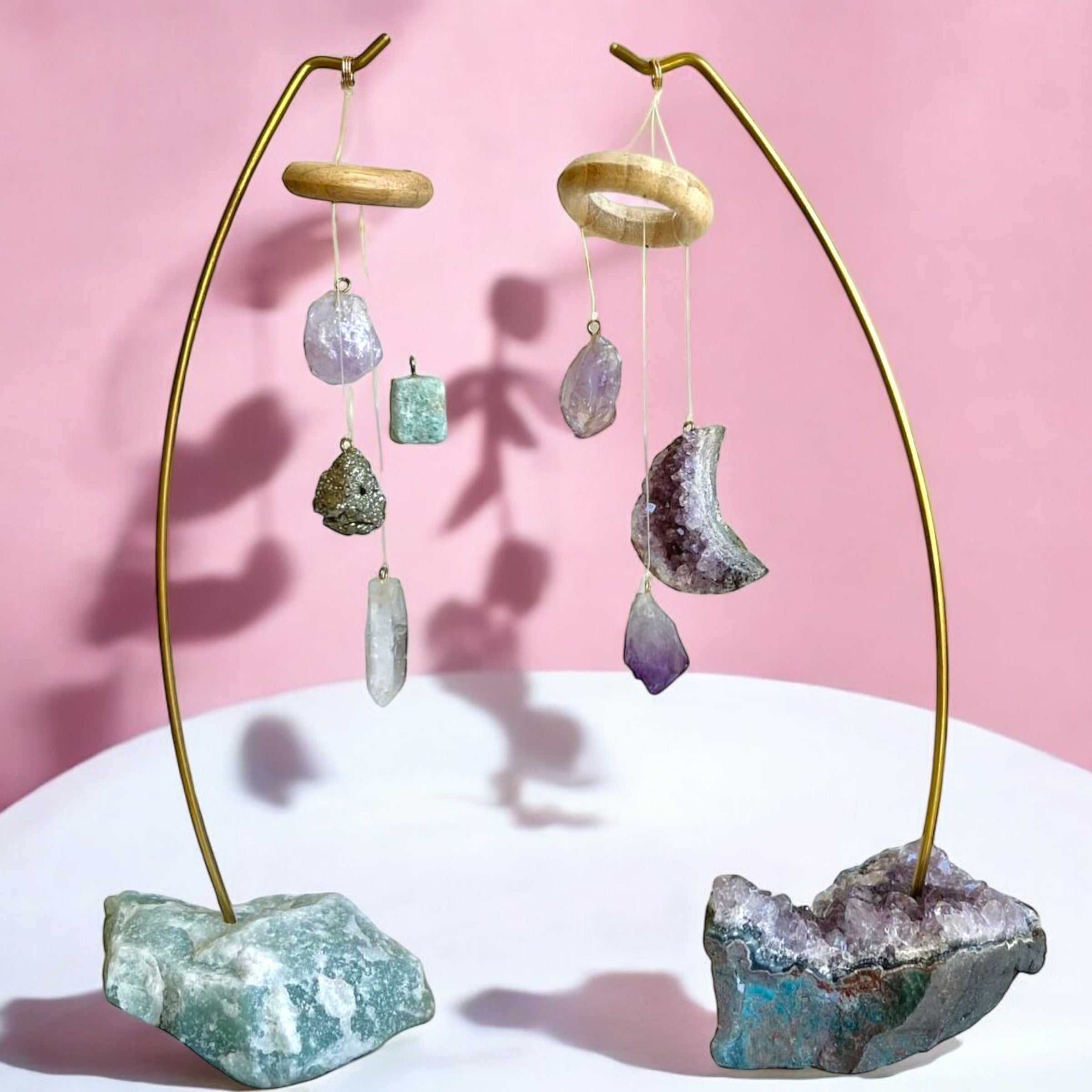 Assorted Crystal Mobiles | Intuitively Chosen – Grounded Crystals