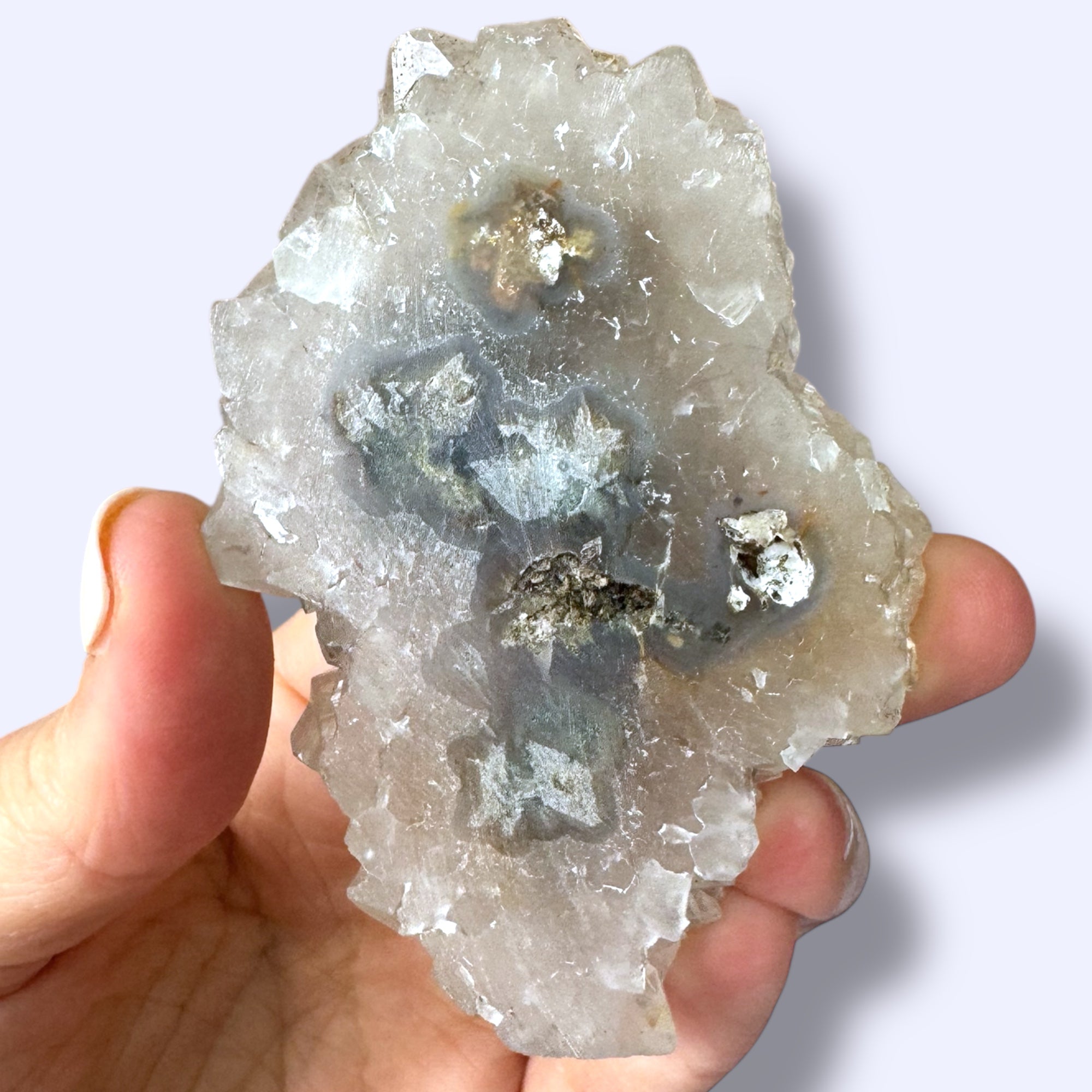 Stalactite Slice Specimen (A) – Grounded Crystals