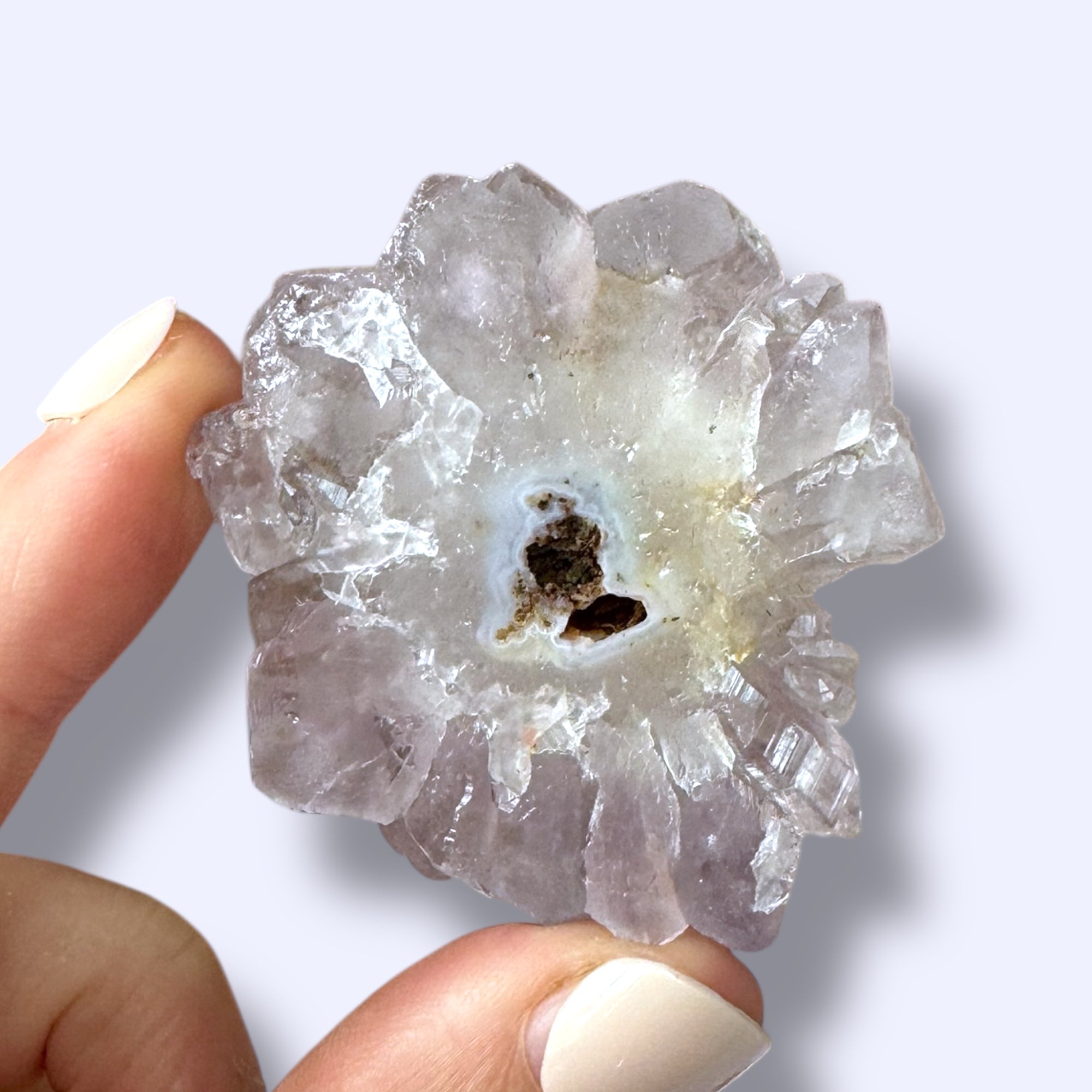 Stalactite Slice Specimen (C) – Grounded Crystals